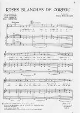 Partitions accordéon | partitions Les roses blanches de Corfou à télécharger en PDF