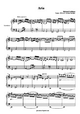 Partitions accordéon | Partition Aria par Richard Galliano a télécharger pour accordéon en PDF