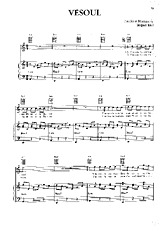 Partitions accordéon | Partition VESOUL par Jacques Brel a télécharger pour accordéon en PDF