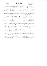 Partitions accordéon | Partition L'A42 par Jérôme Richard a télécharger ...